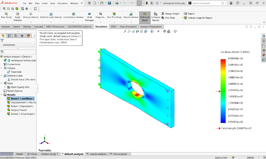 Finite Element Analysis Solidworks Finite Element Analysis Solidworks